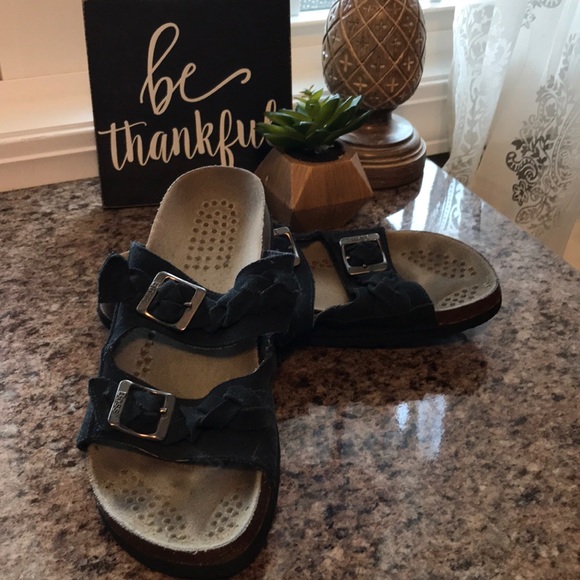 Bass | Shoes | Bass Slip On Sandal Two Strap Adjustable Slide M | Poshmark
